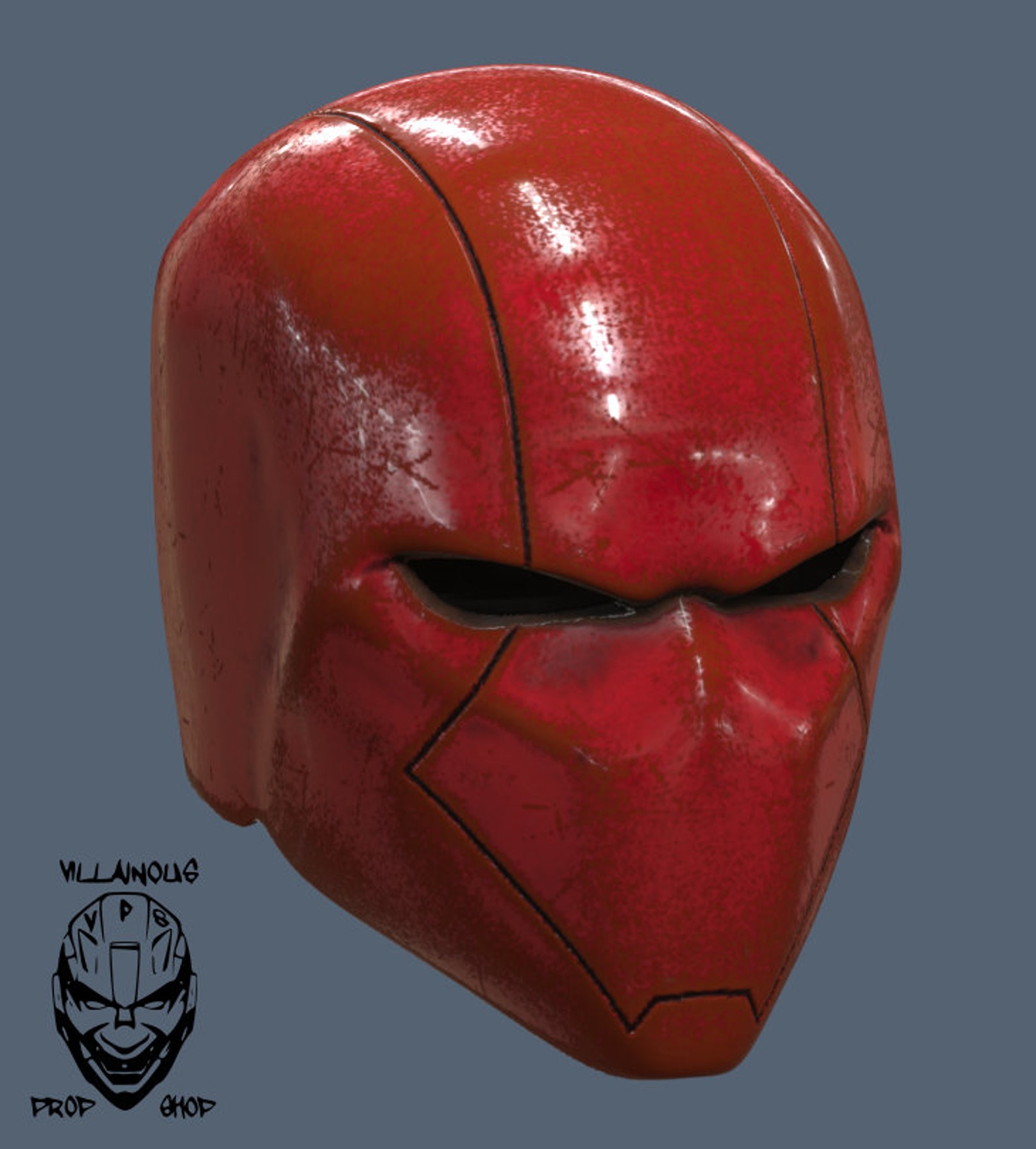 Red Hood Helmet Version 1 3D Model STL Files | Etsy