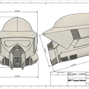 ARF Trooper Helmet 3D Model STL File - Etsy