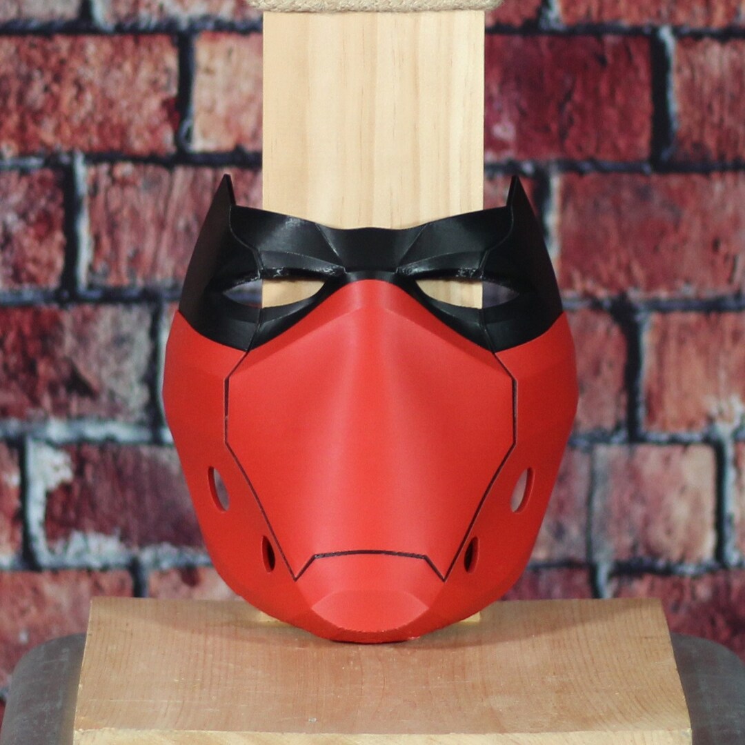Red Hood Mask Version 2 - Etsy