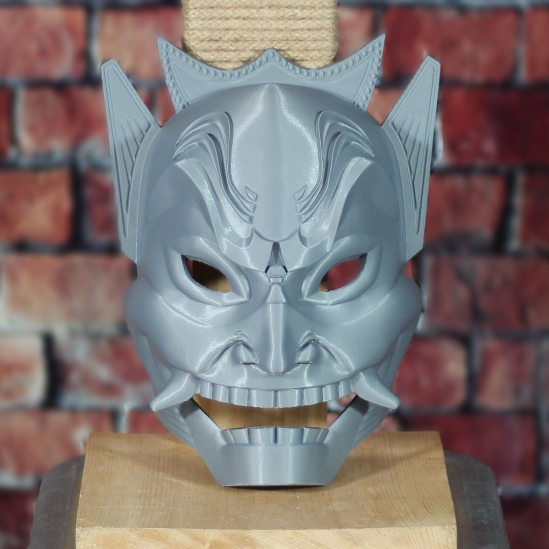 Raw 3D Printed Spirit Mask, Cosplay Prop - Etsy