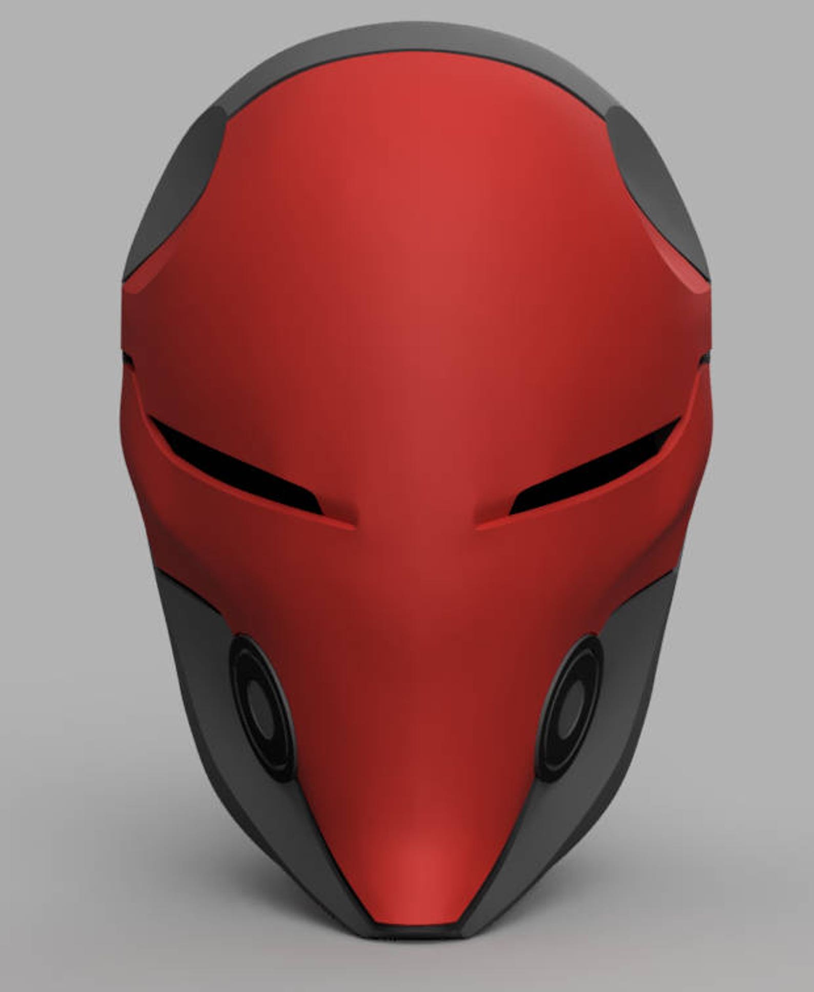 Red Hood Cyborg Ninja Helmet 3D Model STL File | Etsy