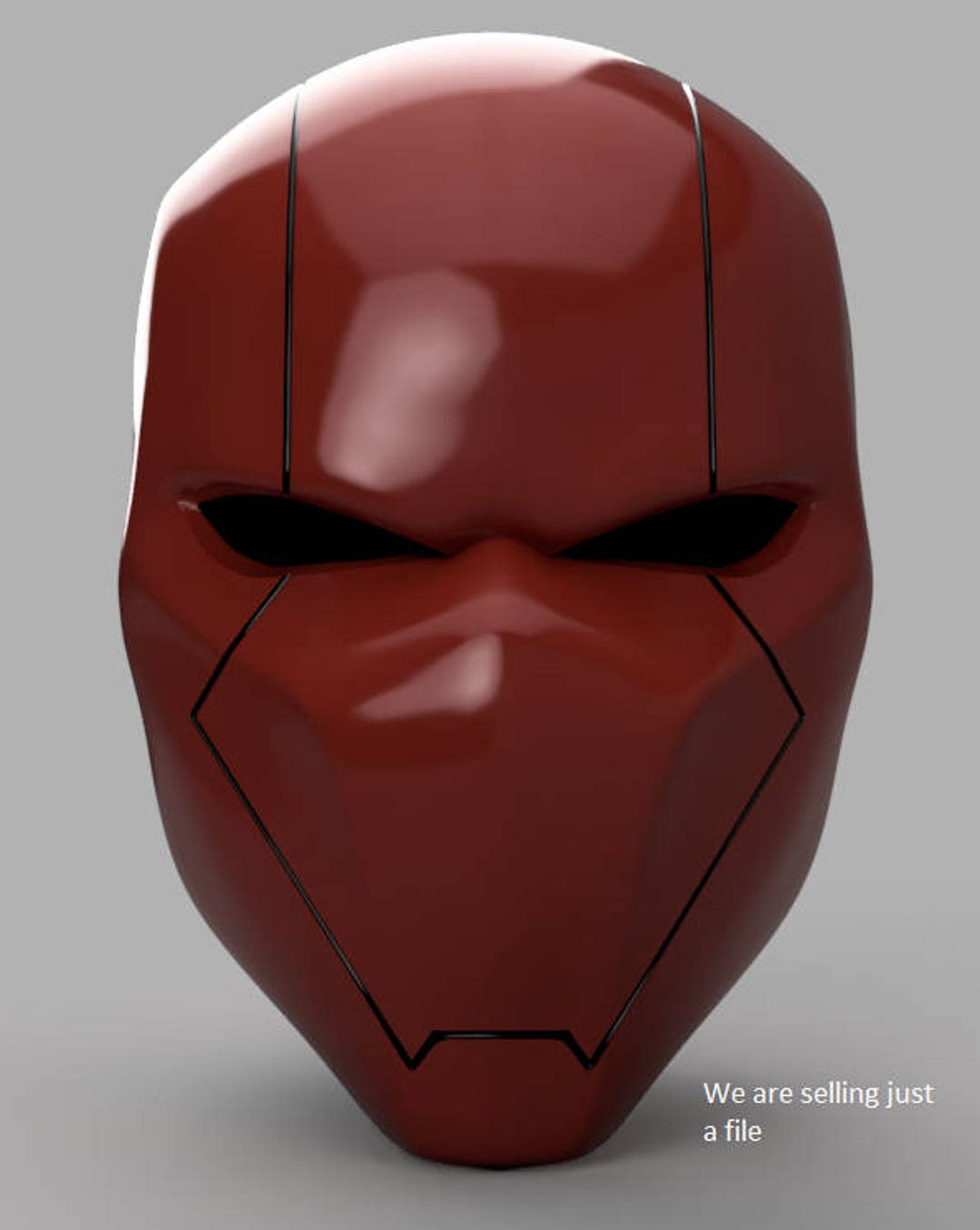 Red Hood Helmet Version 2 3D Model STL Files - Etsy