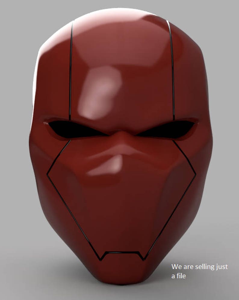 Red Hood Helmet Version 2 3D Model STL Files - Etsy