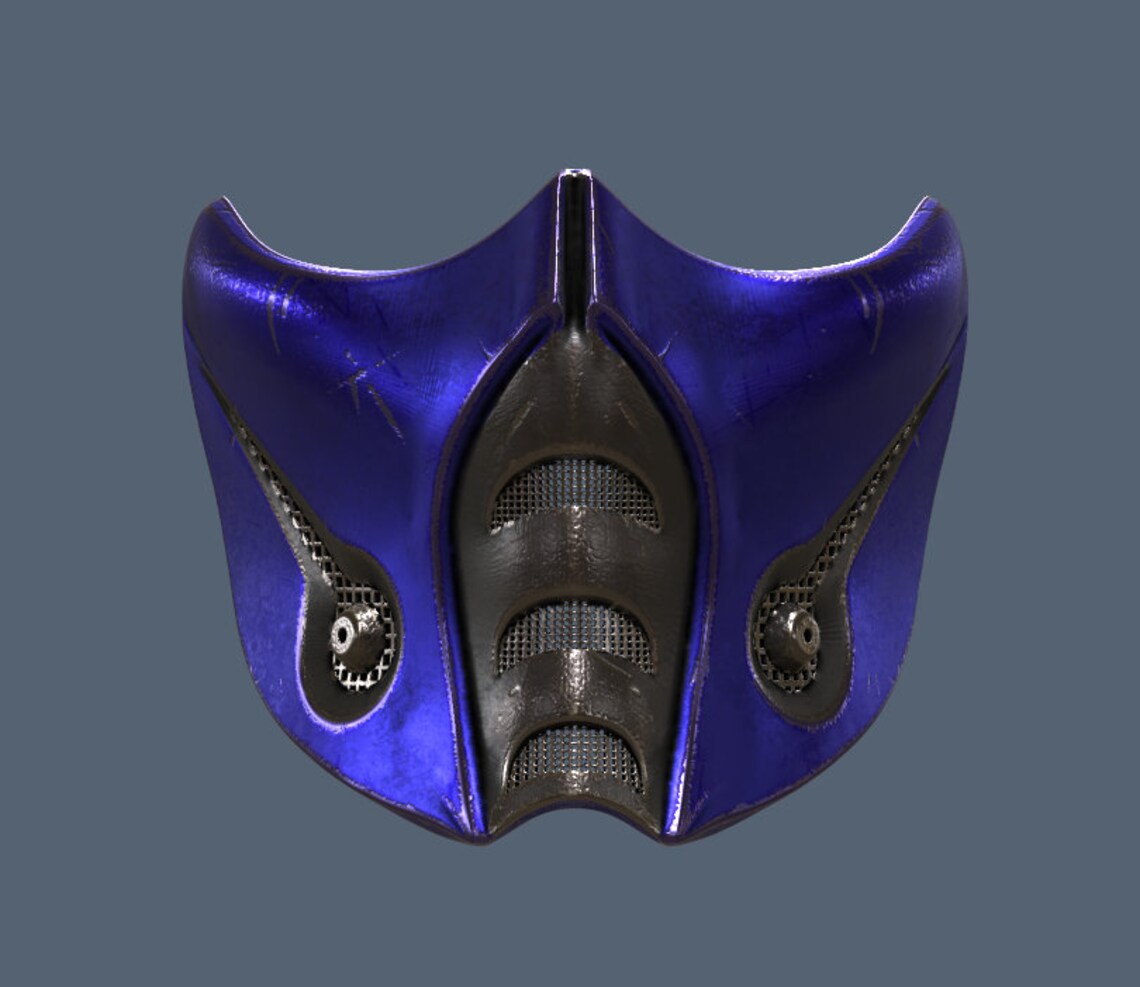 MK9 Sub Zero Mask 3D Model STL Files | Etsy