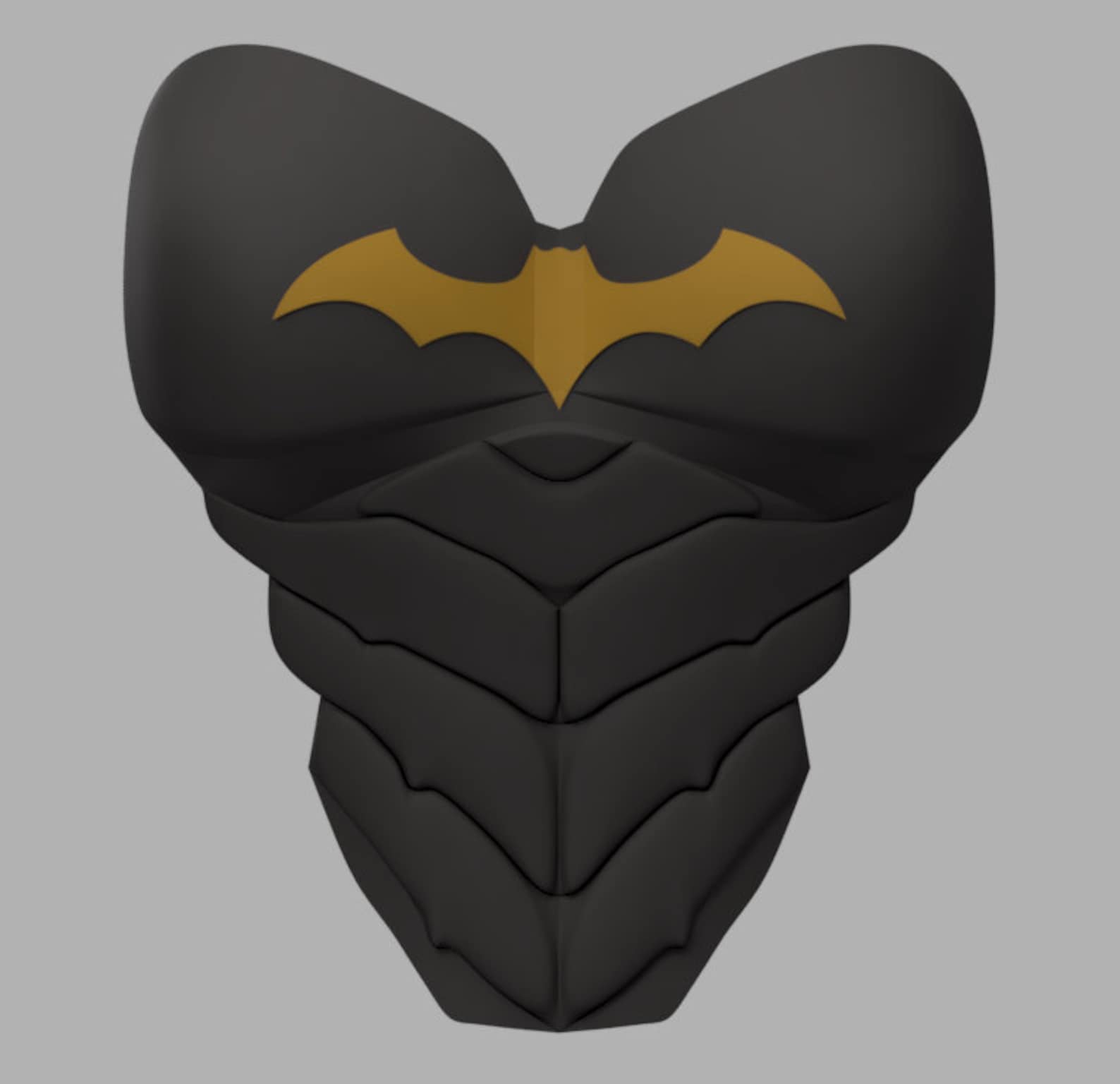 Batgirl Chest Armor 3D Model STL file | Etsy