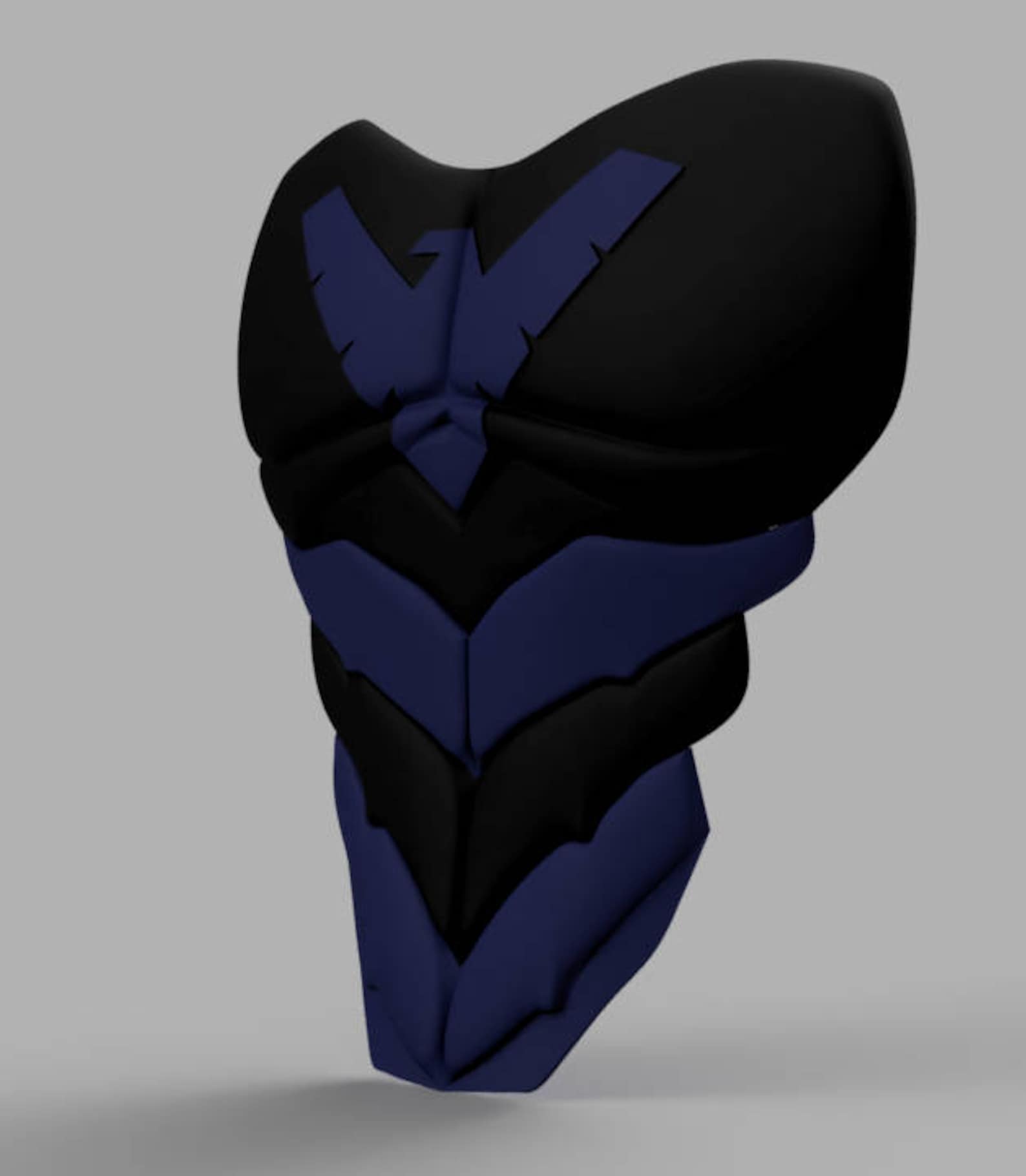 Nightwing Chest Armor With Free Mask 3D Model STL Files - Etsy