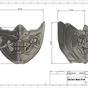 Sub Zero Mask 3D Model STL File - Etsy