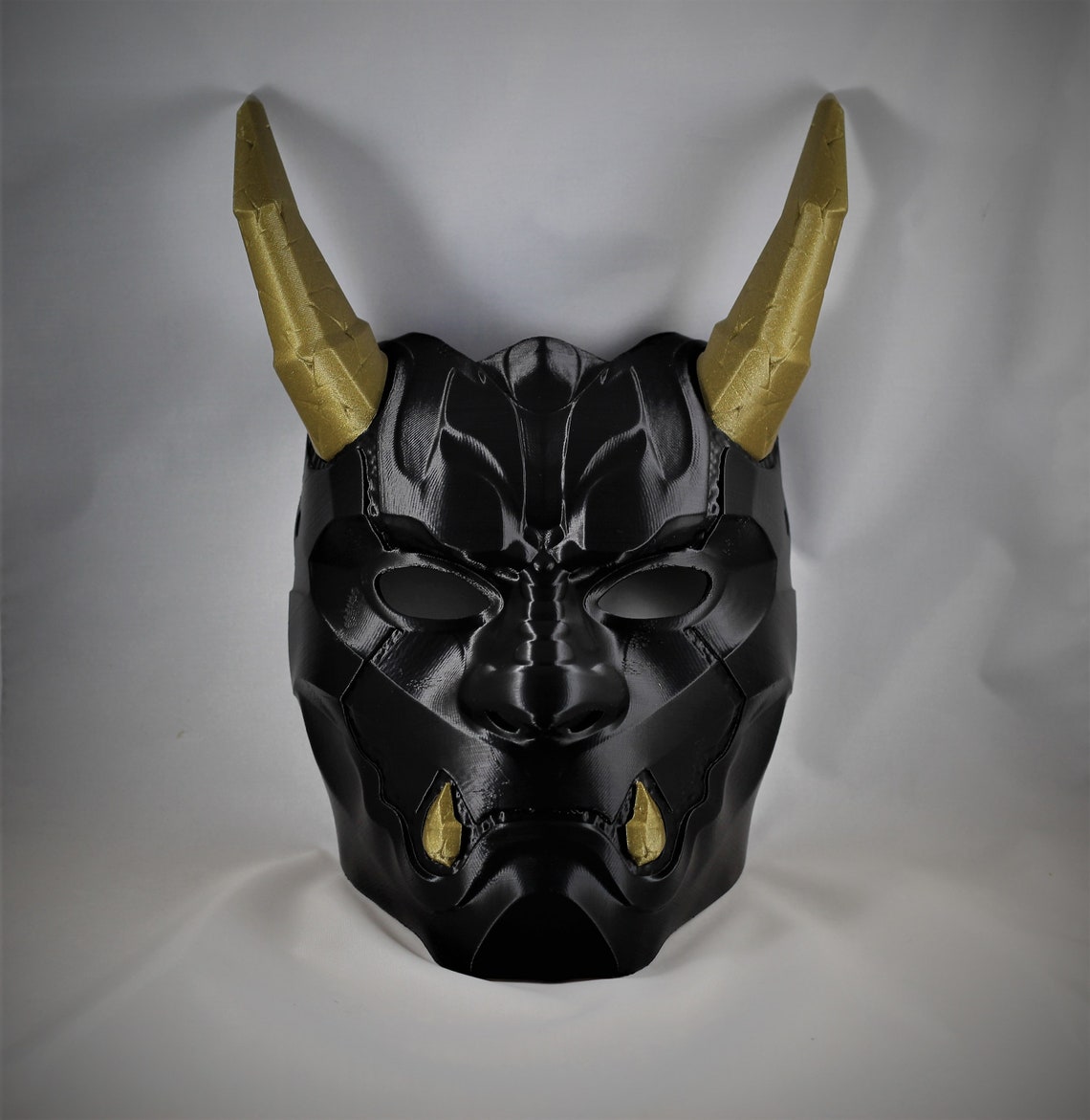 Oni Red Hood Mask Version 2 oni Mask - Etsy