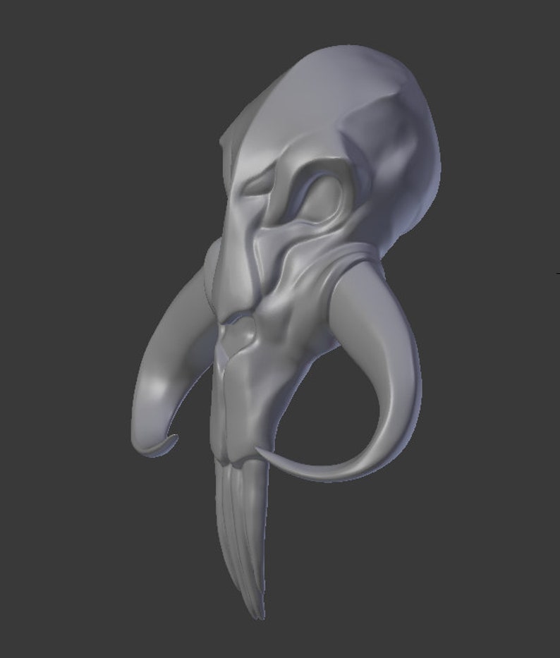 Mythosaur Skull 3D Model OBJ File - Etsy