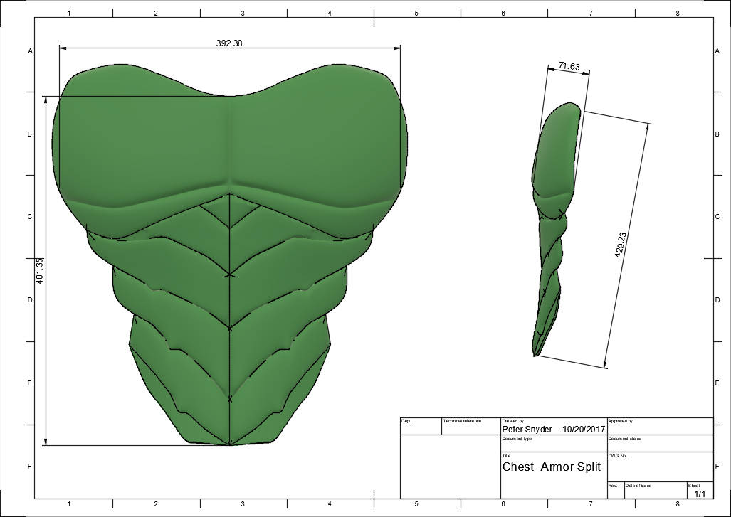 Chest Armor 3D Model STL Files | Etsy UK