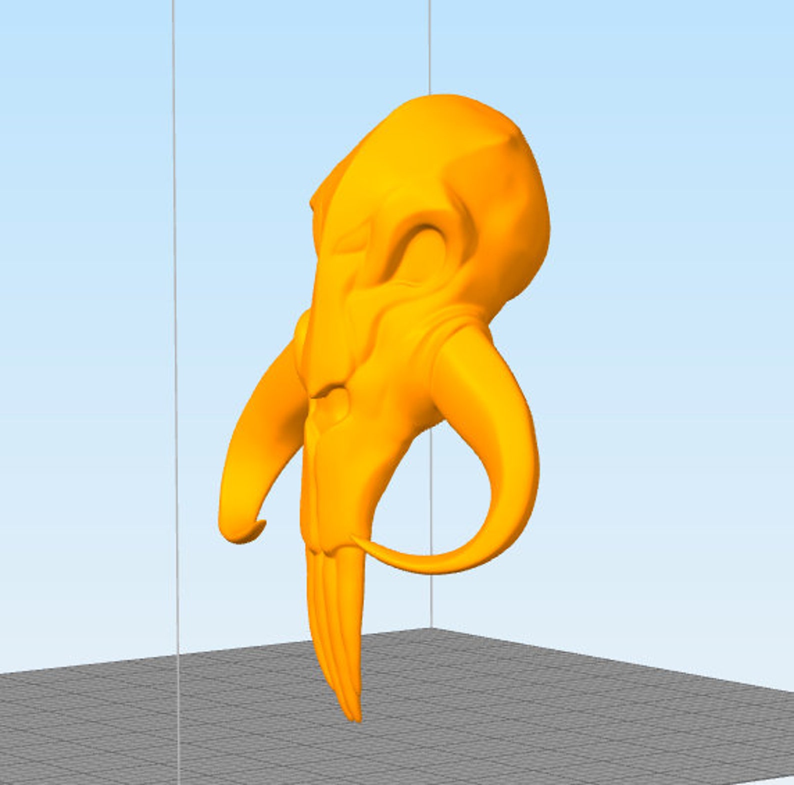 Mythosaur Skull 3D Model OBJ File - Etsy Ireland