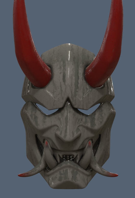 Full Oni Mask - Etsy UK