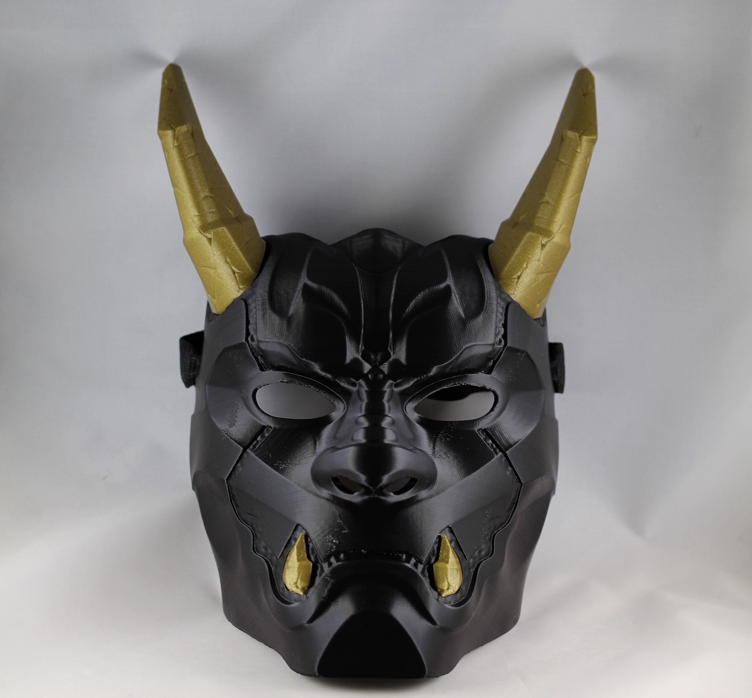 Oni Red Hood Mask Version 2 oni Mask - Etsy