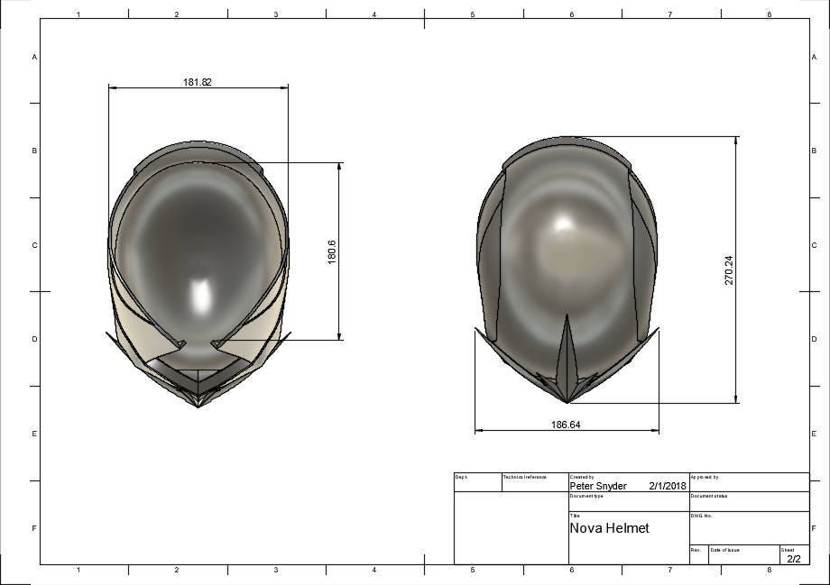Nova Helmet 3d Model Stl File Etsy