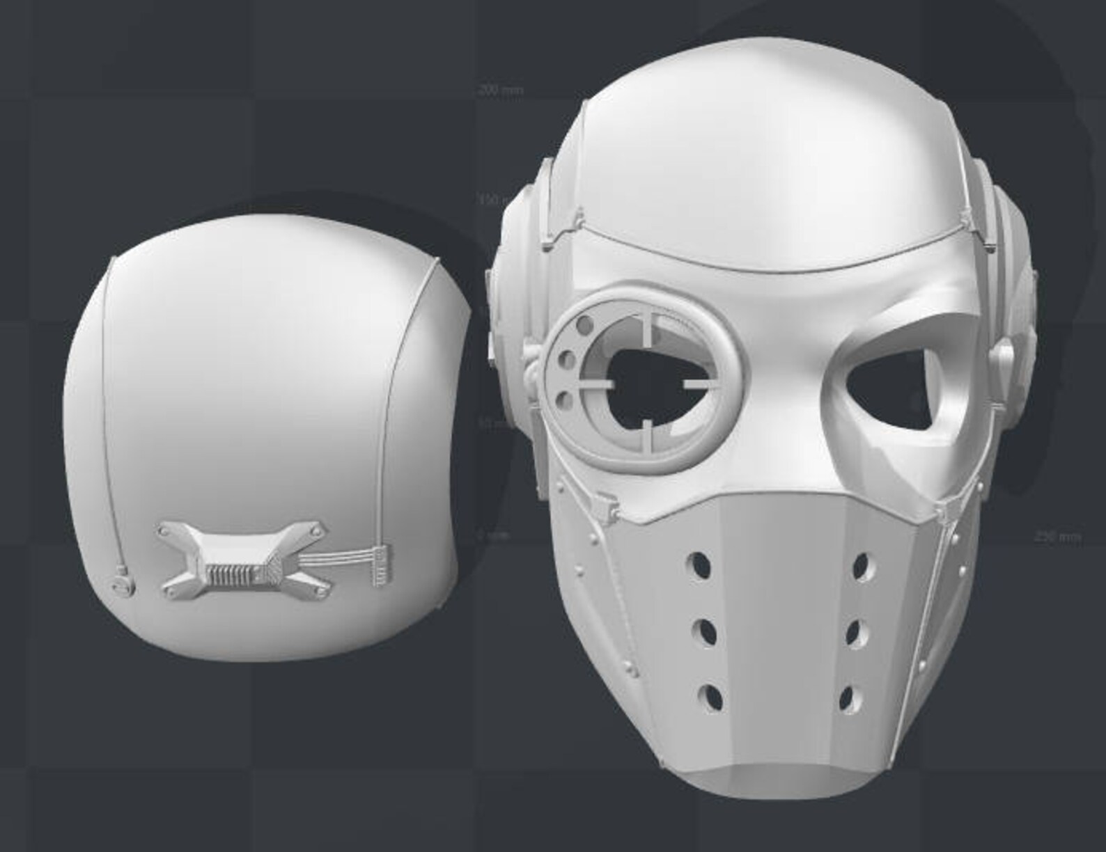 Deadshot Injustice 2 Concept Helmet 3D Model STL Files - Etsy