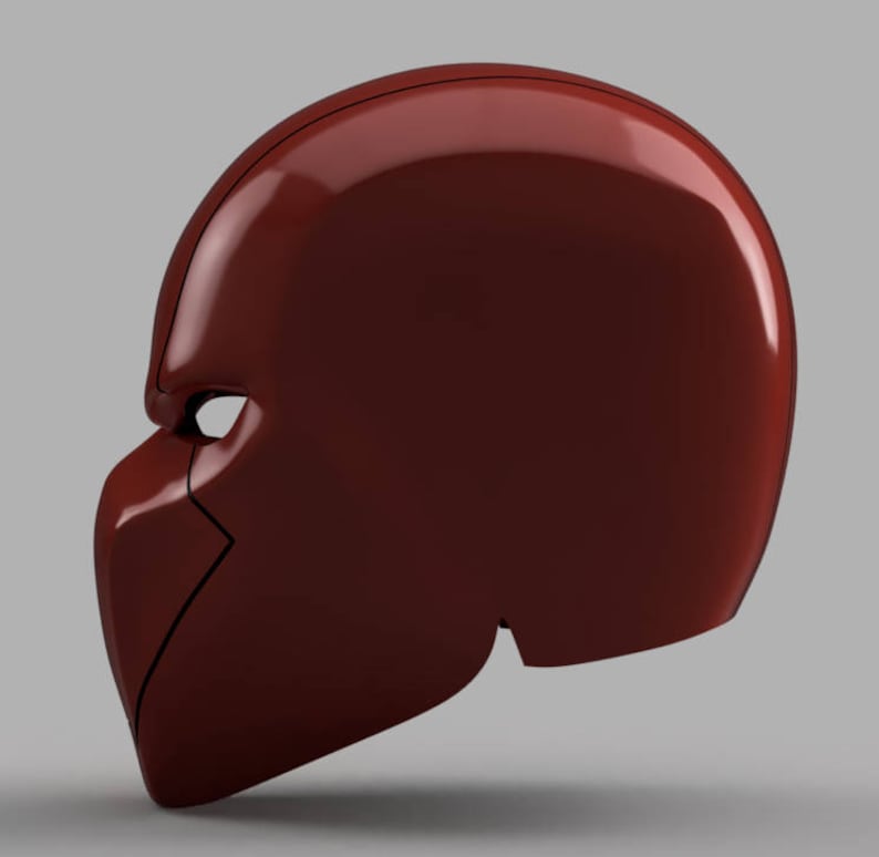 Red Hood Helmet Version 2 3D Model STL Files - Etsy