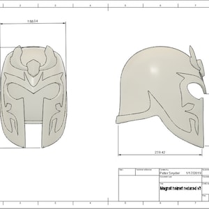 Magneto Helmet 3D Model STL File Version 2 - Etsy