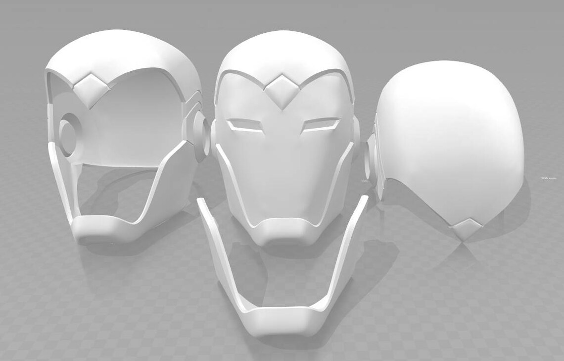Superior Iron Man Helmet 3D Model STL File | Etsy