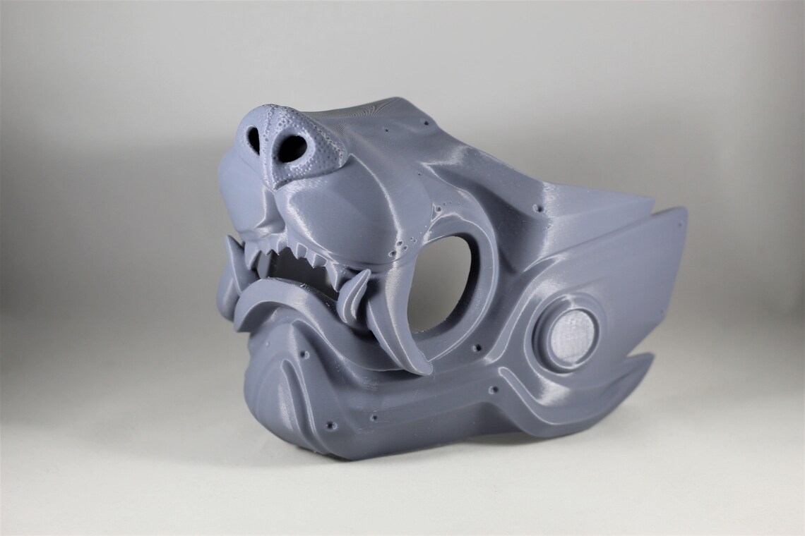 Fenrir Oni Mask - Etsy