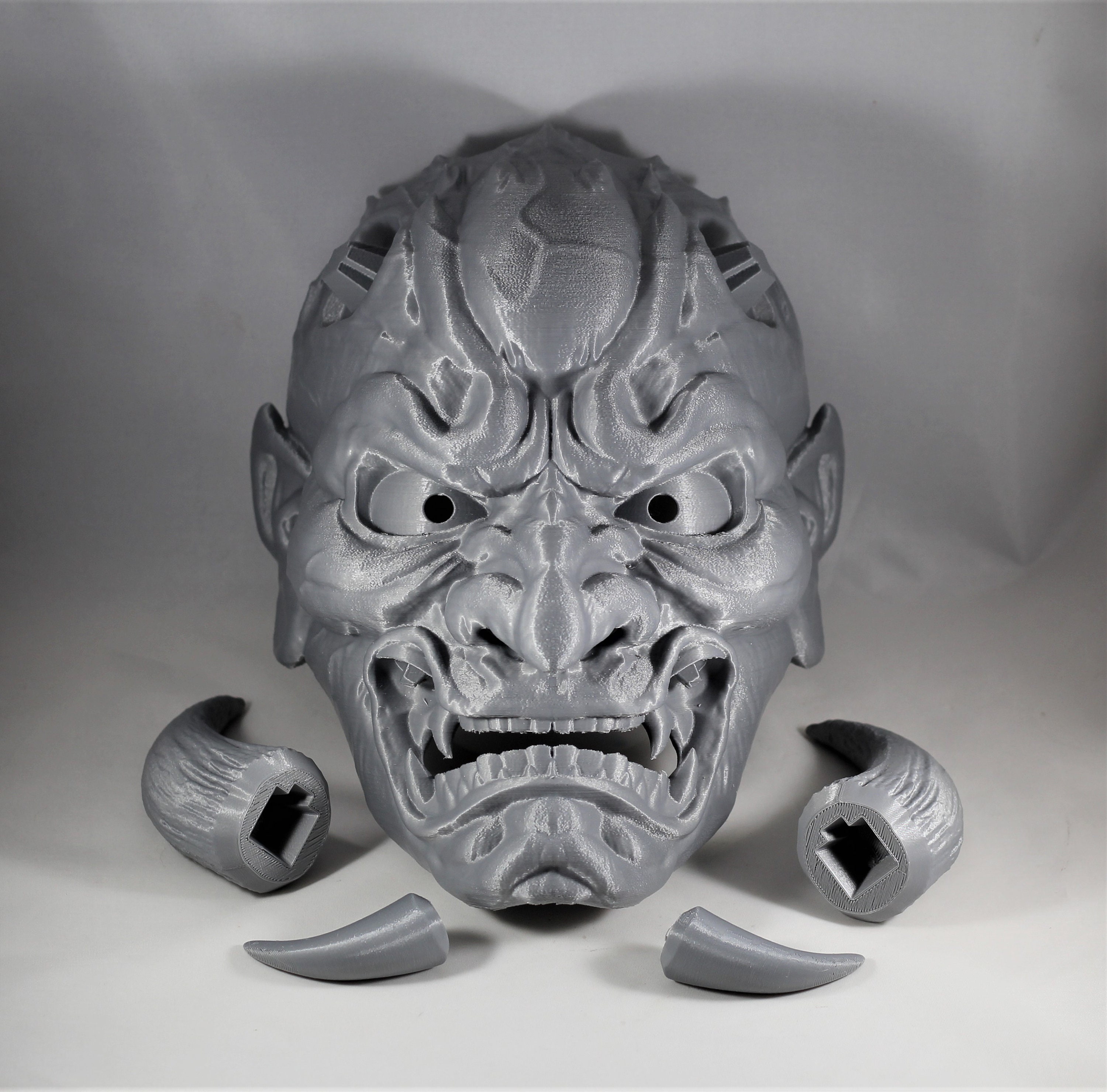 Oni Mask Version 2 - Etsy