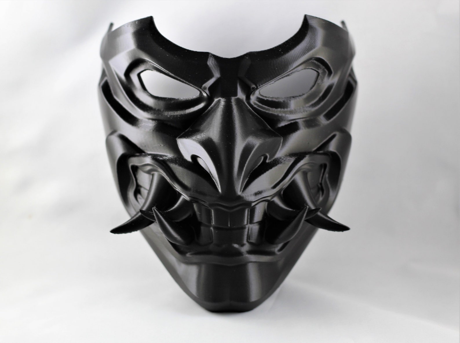 Oni Red Hood Mask oni Mask - Etsy