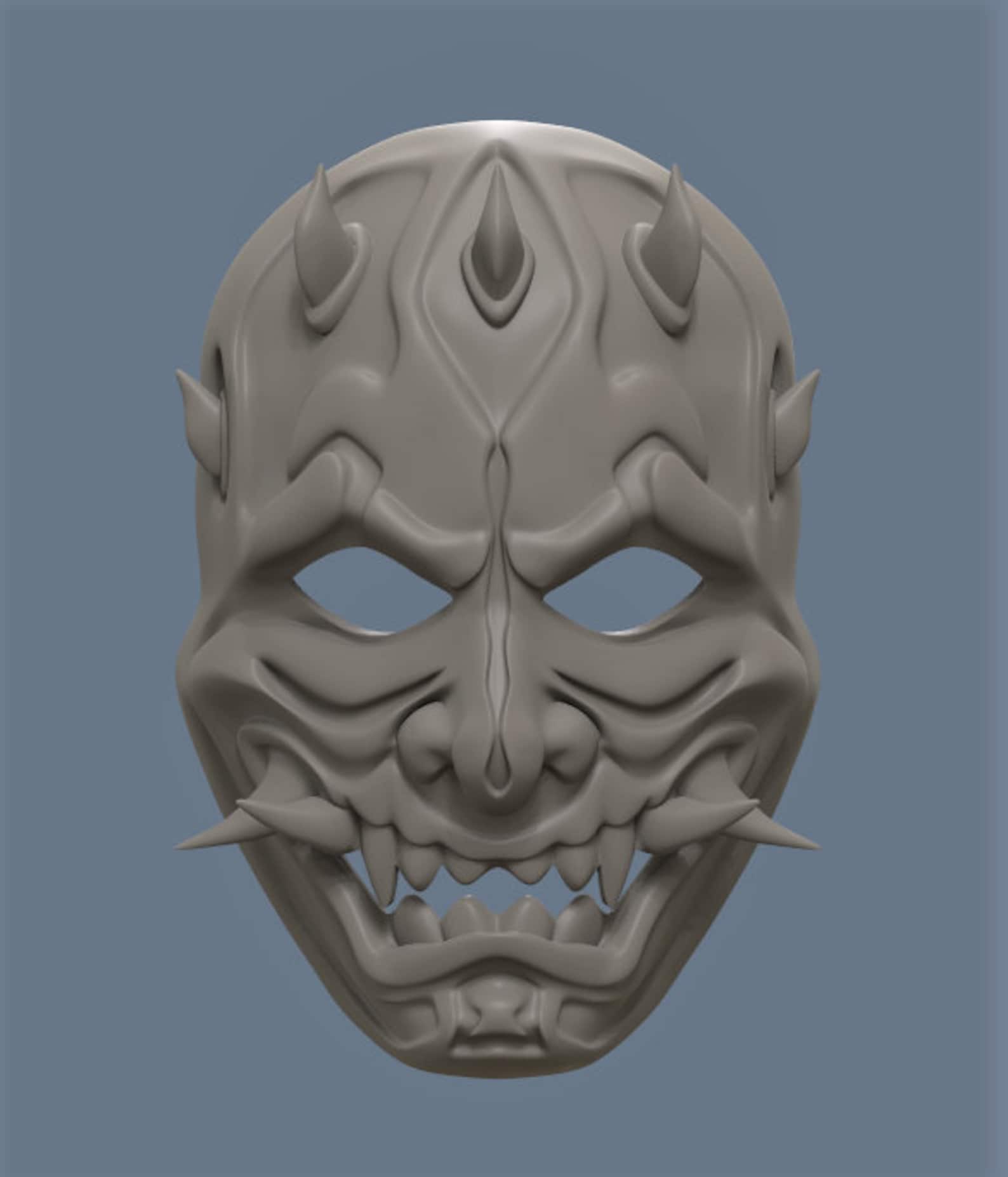 Darth Maul Oni Mask - Etsy