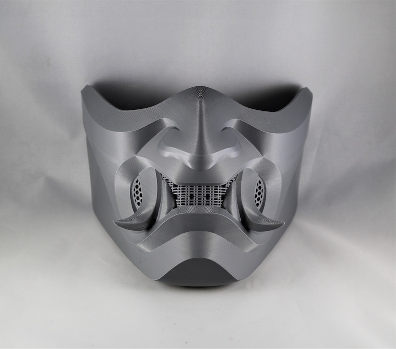 Half Oni Mask - Etsy