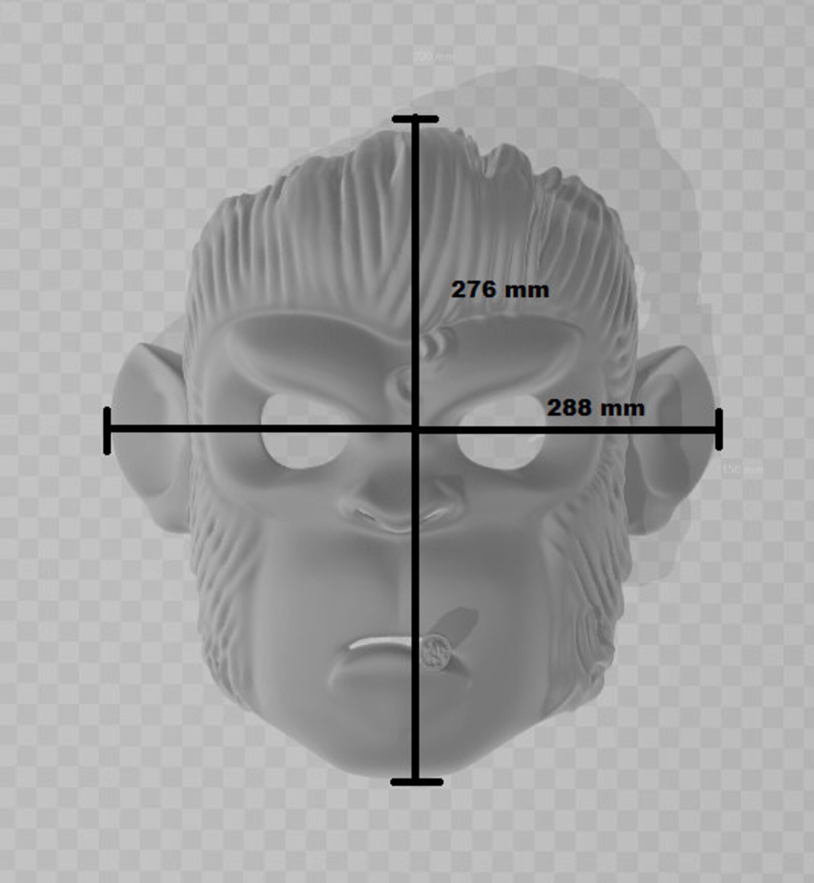 Space Monkey / Pogo Mask - Etsy