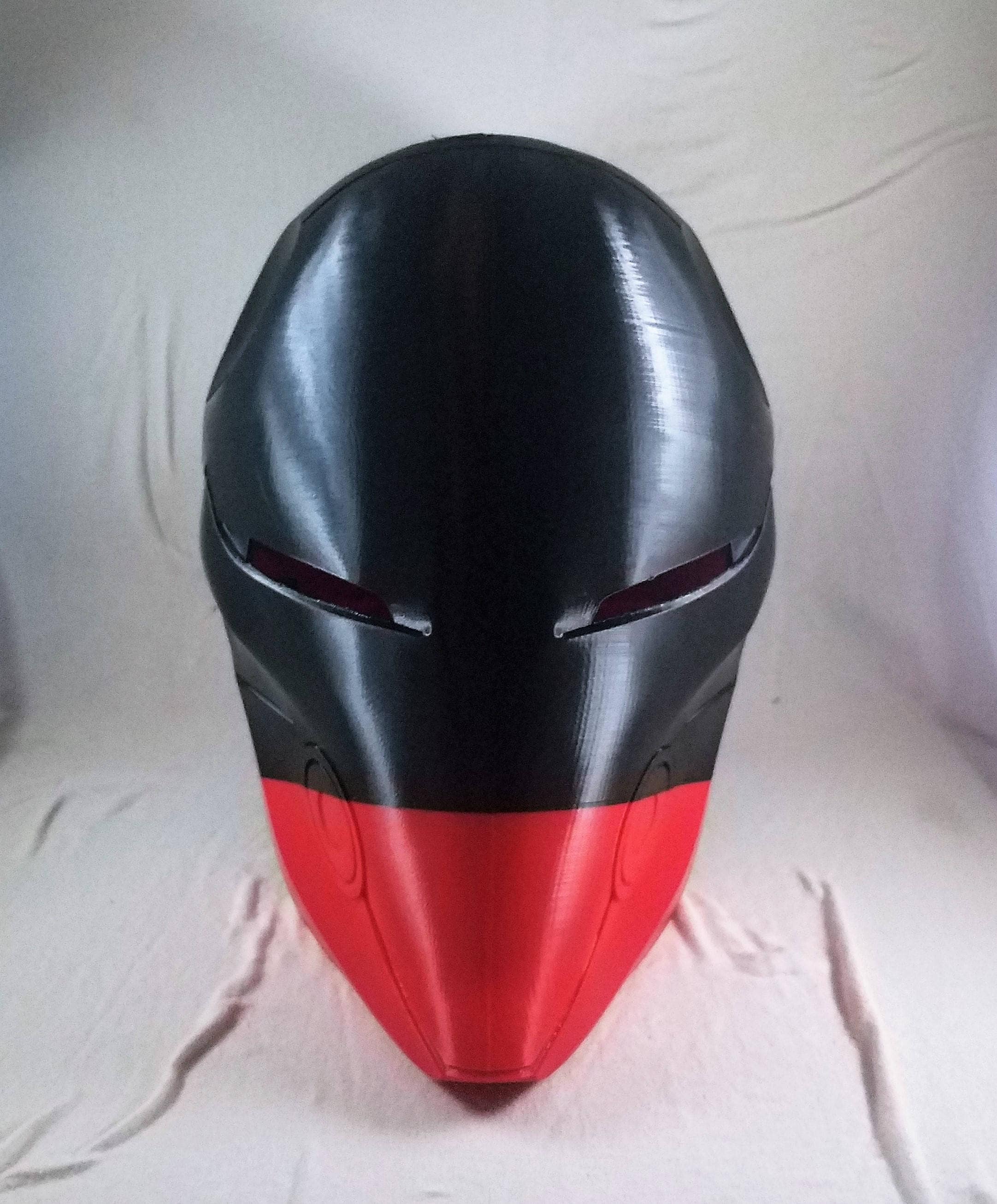 Red Hood Cyborg Ninja Helmet | Etsy UK