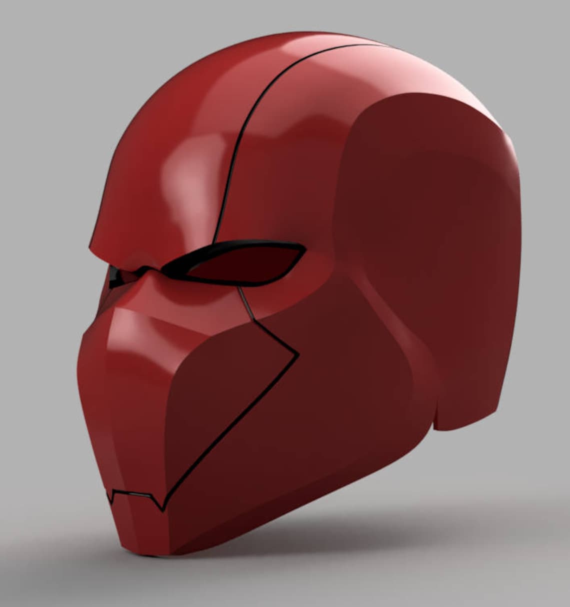 Red Hood Helmet Version 3 3D Model STL Files - Etsy