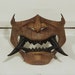 Menpo Mask Samurai Mask - Etsy