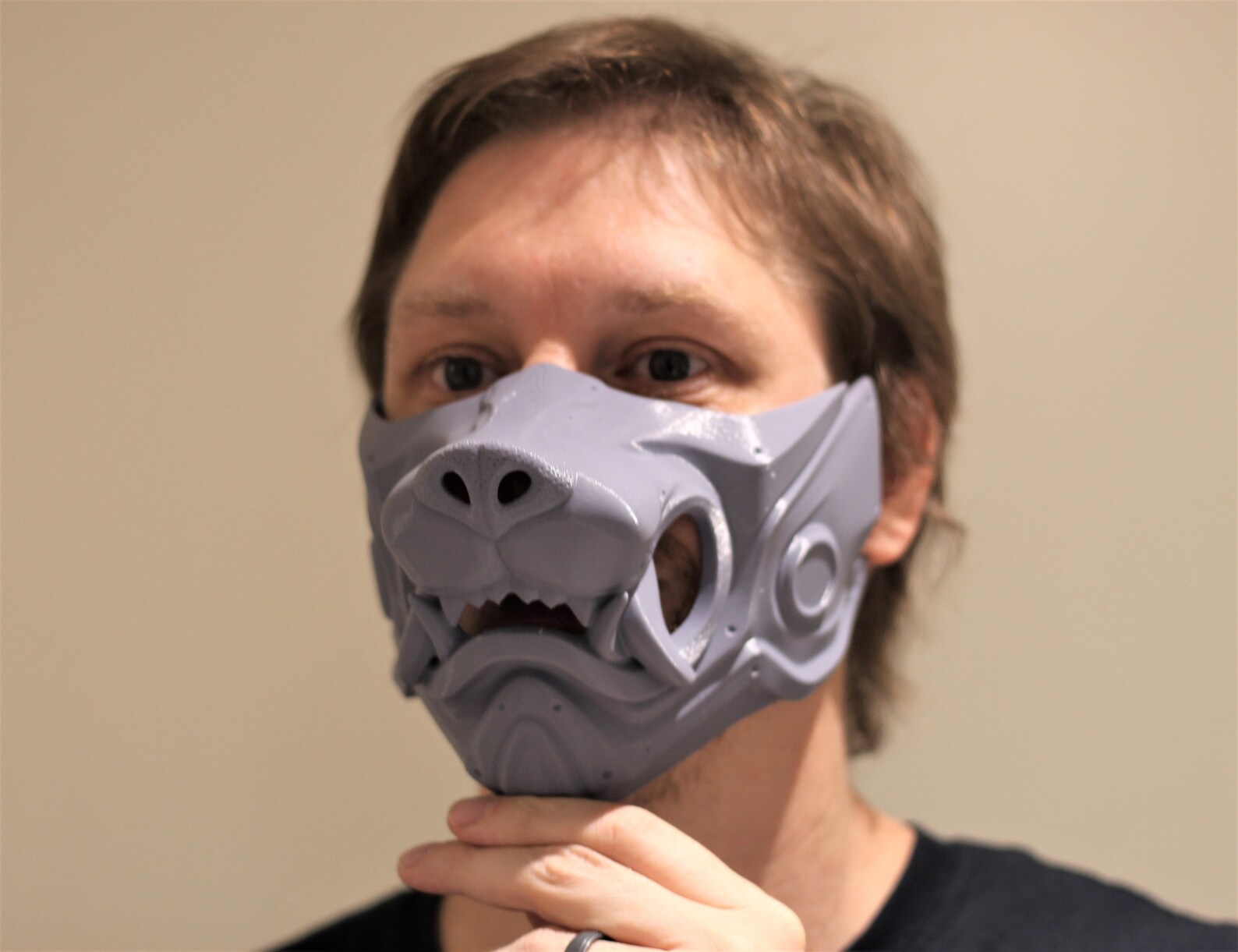 Fenrir Oni Mask - Etsy