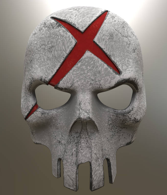 Red X Mask 3D Model STL Files - Etsy