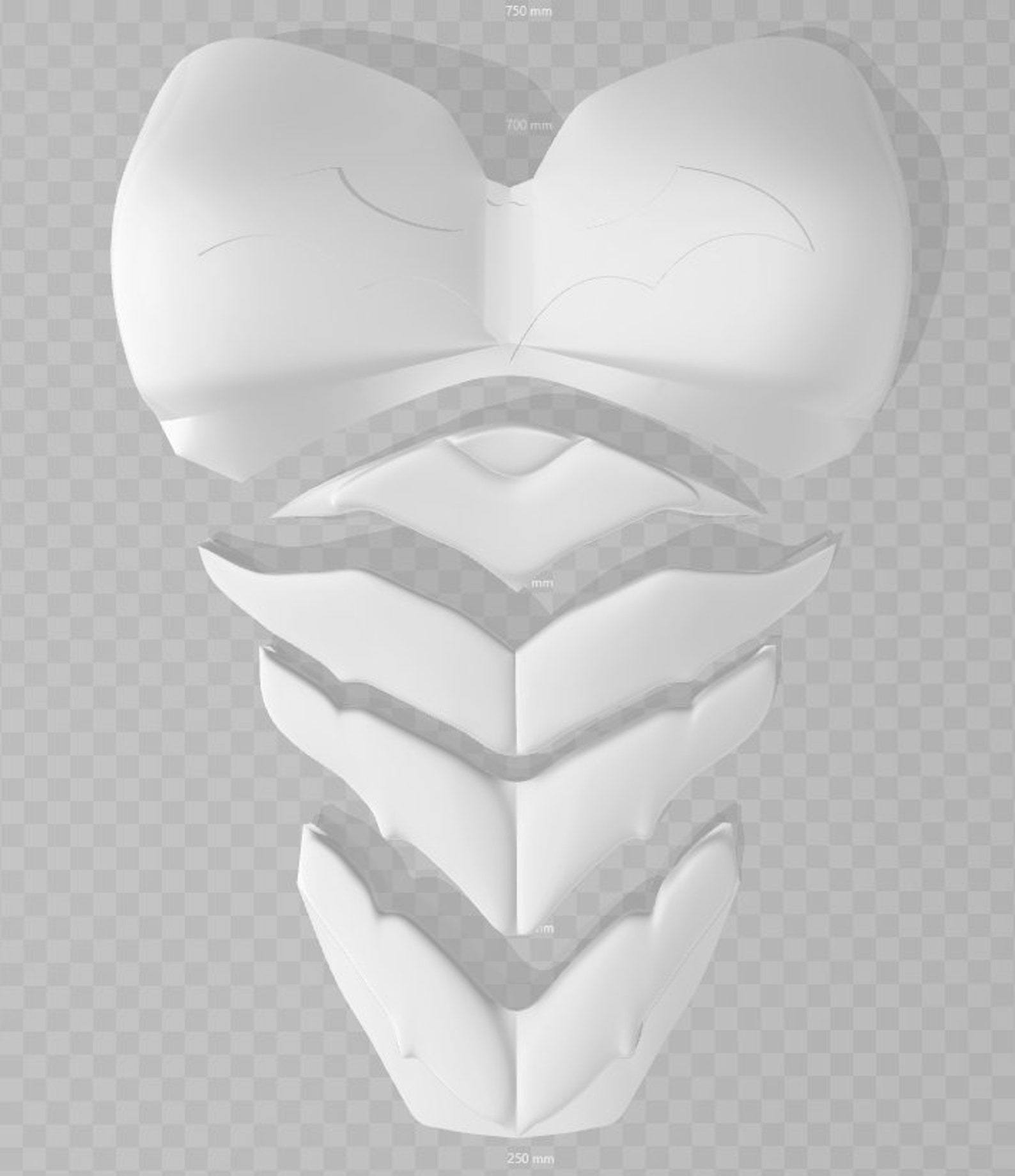 Batwoman Chest Armor 3D Model STL Files - Etsy