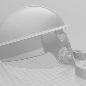 Gas Mask Helmet 3D Model STL File - Etsy