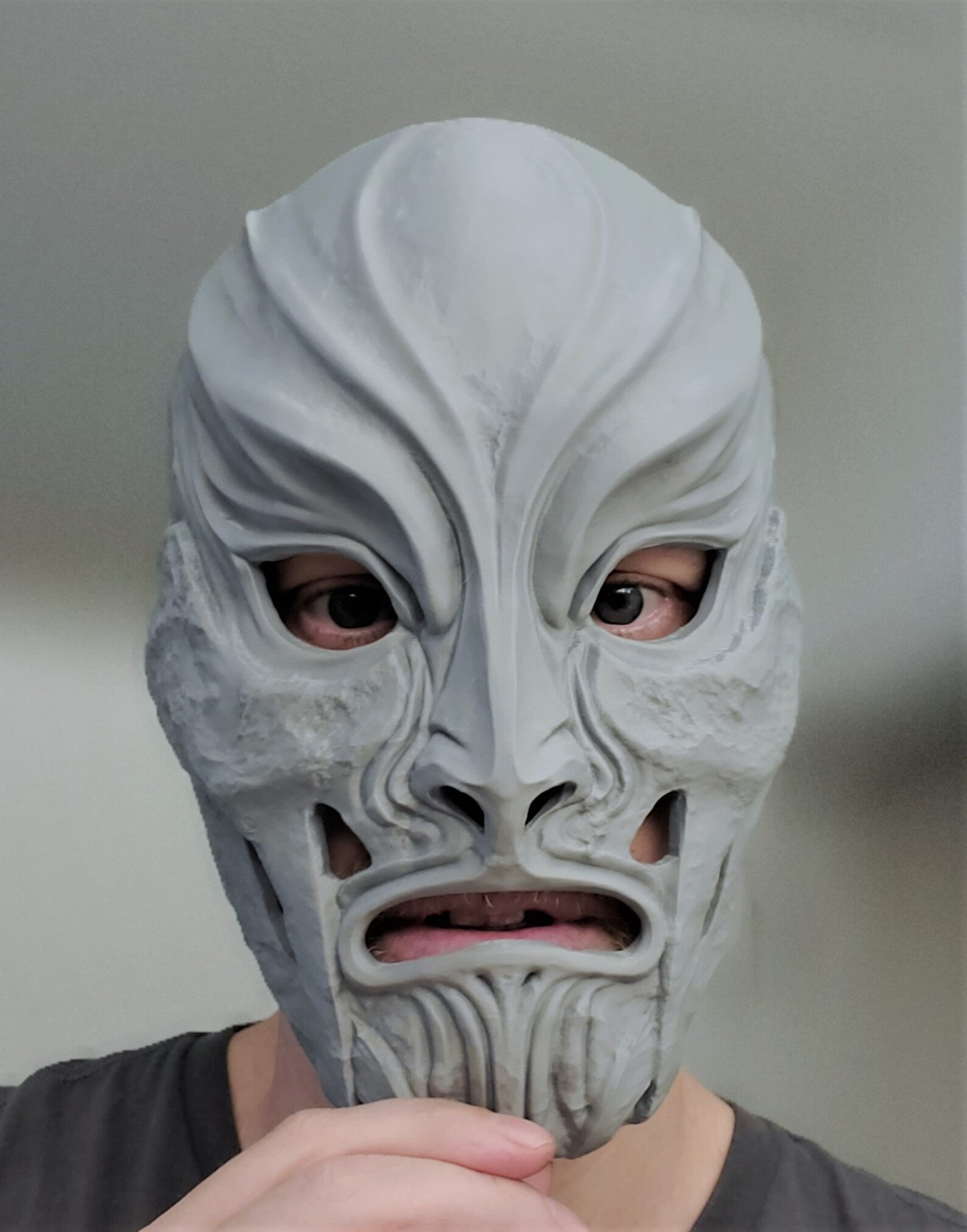 Lin Kuei Warrior Mask Mortal Kombat Movie | Etsy