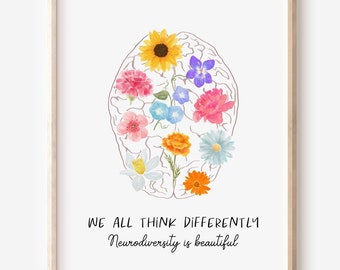 Neurodiversity Wall Art - Etsy