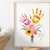 Mother's Day Handprint Art Craft Grandma's Day Birthday Card Thank You ...