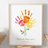 Mother's Day Craft Handprint Art My Sunshine Spring Gift Rainbow ...