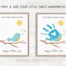 Mother's Day Craft Handprint Art Spring Bird Singing Grandma Flower DIY ...