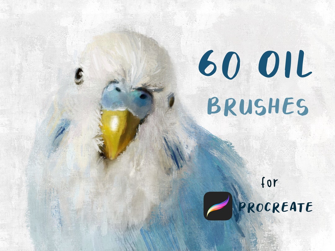 Oil Brushes for Procreate Painterly Digital Bundle Brushset Pack Oil ...