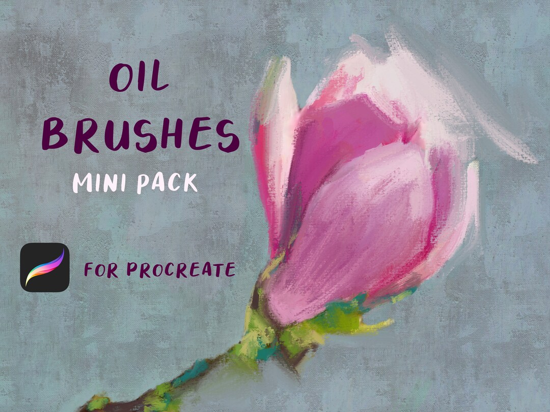 Oil Brushes for Procreate Mini Pack of 15 Impasto and Palette Knive and ...