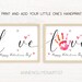Valentines Day Handprint Art Bundle Love Xoxo Craft Mom Grandma DIY ...
