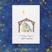 Nativity Card Watercolor Christian Christmas Greeting Card Holy Family ...