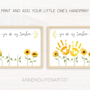 Mother's Day Craft Handprint Art Butterfly Floral Rainbow Birthday ...