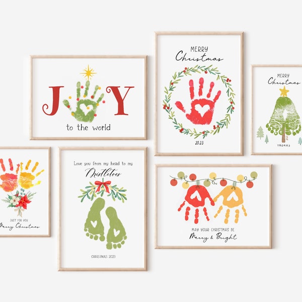 Christmas Handprint - Etsy
