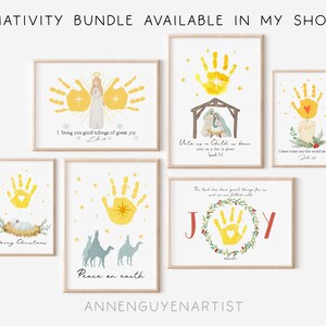 Happy New Year 2024 Handprint Christmas Craft Footprint Holidays Art ...