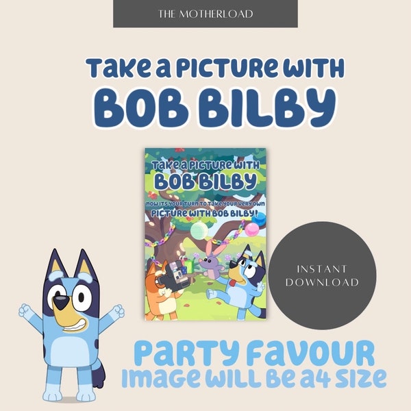 Bluey Bob Bilby Printable - Etsy