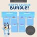 Bluey Party BUNDLE Favour | Digital Download | DIY Printable Party ...