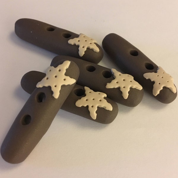 Handmade Fimo Button - Etsy
